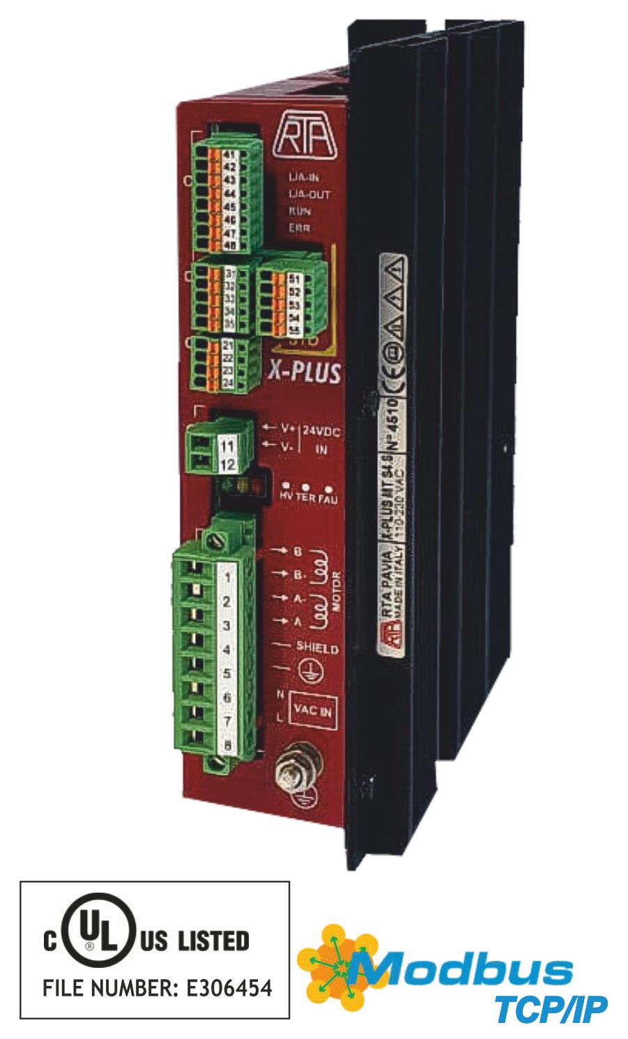 Stepping motor drive boxed X-PLUS MT S4 - X-PLUS MT (MODBUS/TCP) - STEPPING MOTOR DRIVES AND ...